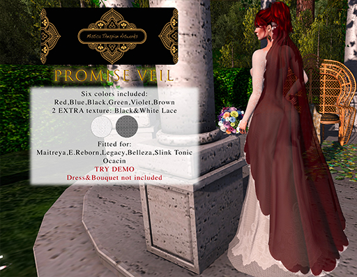 Second Life Marketplace - [Mistica Thespian Artworks]Promise Veil BOX
